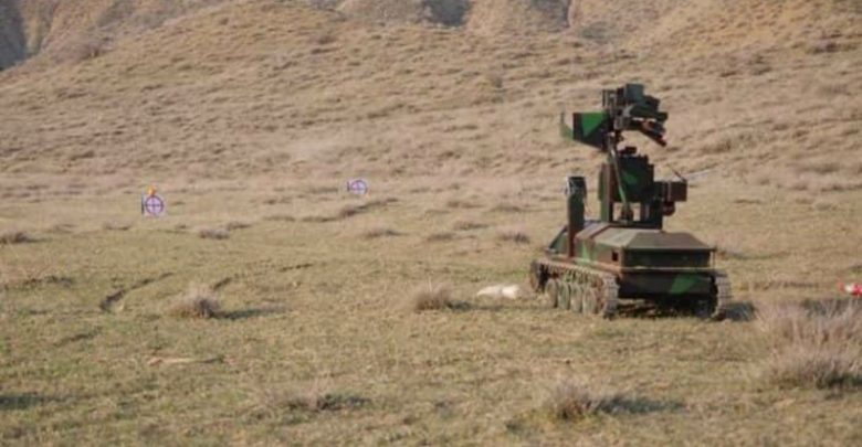 The Armenian-made military robot has been successfully tested ...